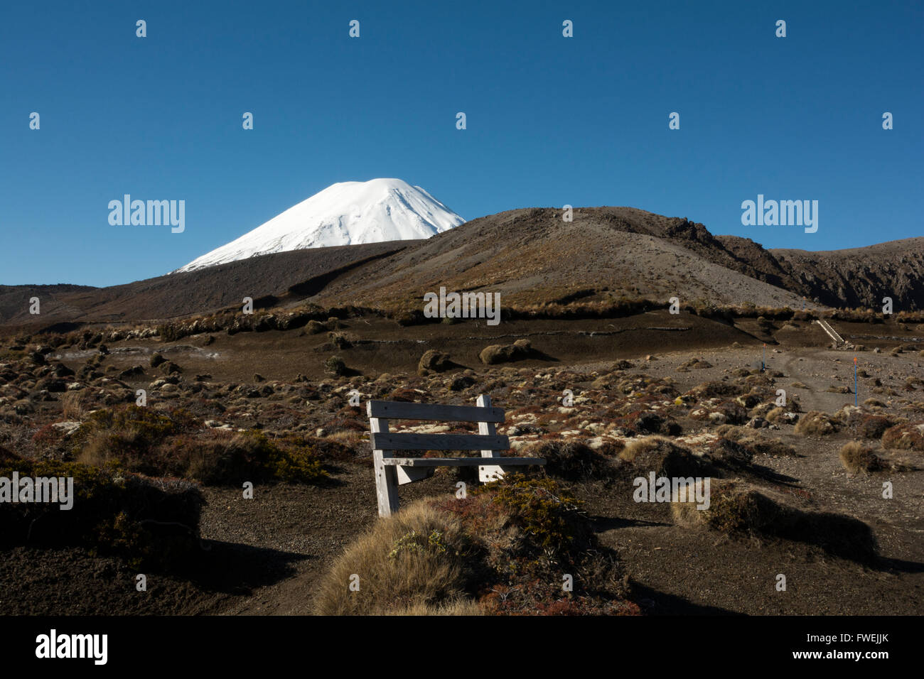 Tama Lakes Track in Tongariro National Park in New Zealand aims ...