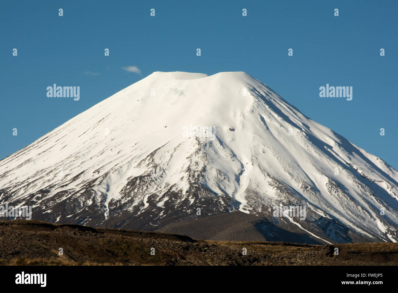 Impressive stratovolcano Ngauruhoe is the youngest of the active ...