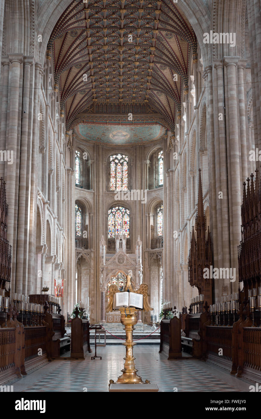 Chancel at the christian cathedral of St Peter, St Paul and St Andrew ...