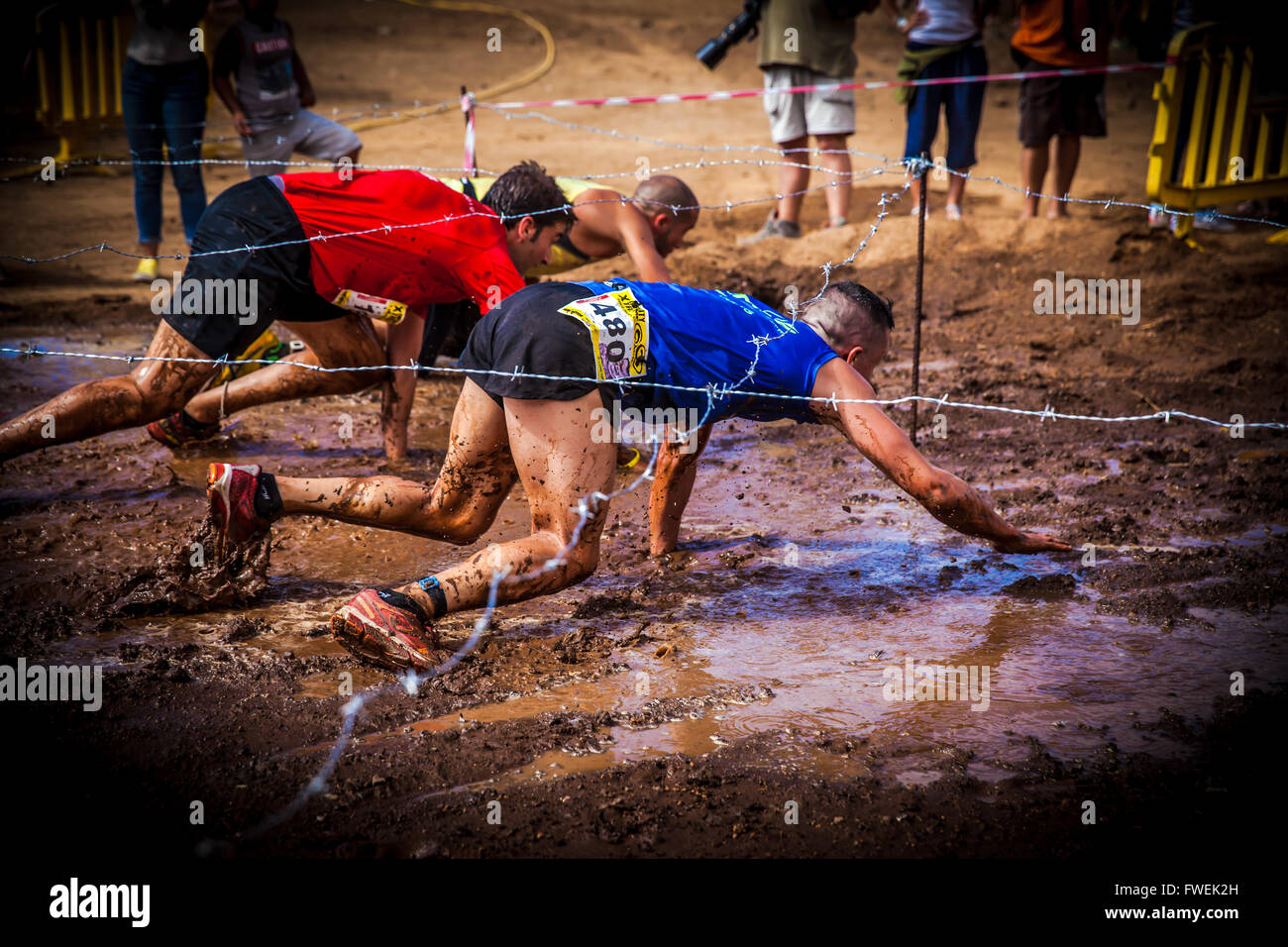 spartan race competition Stock Photo - Alamy