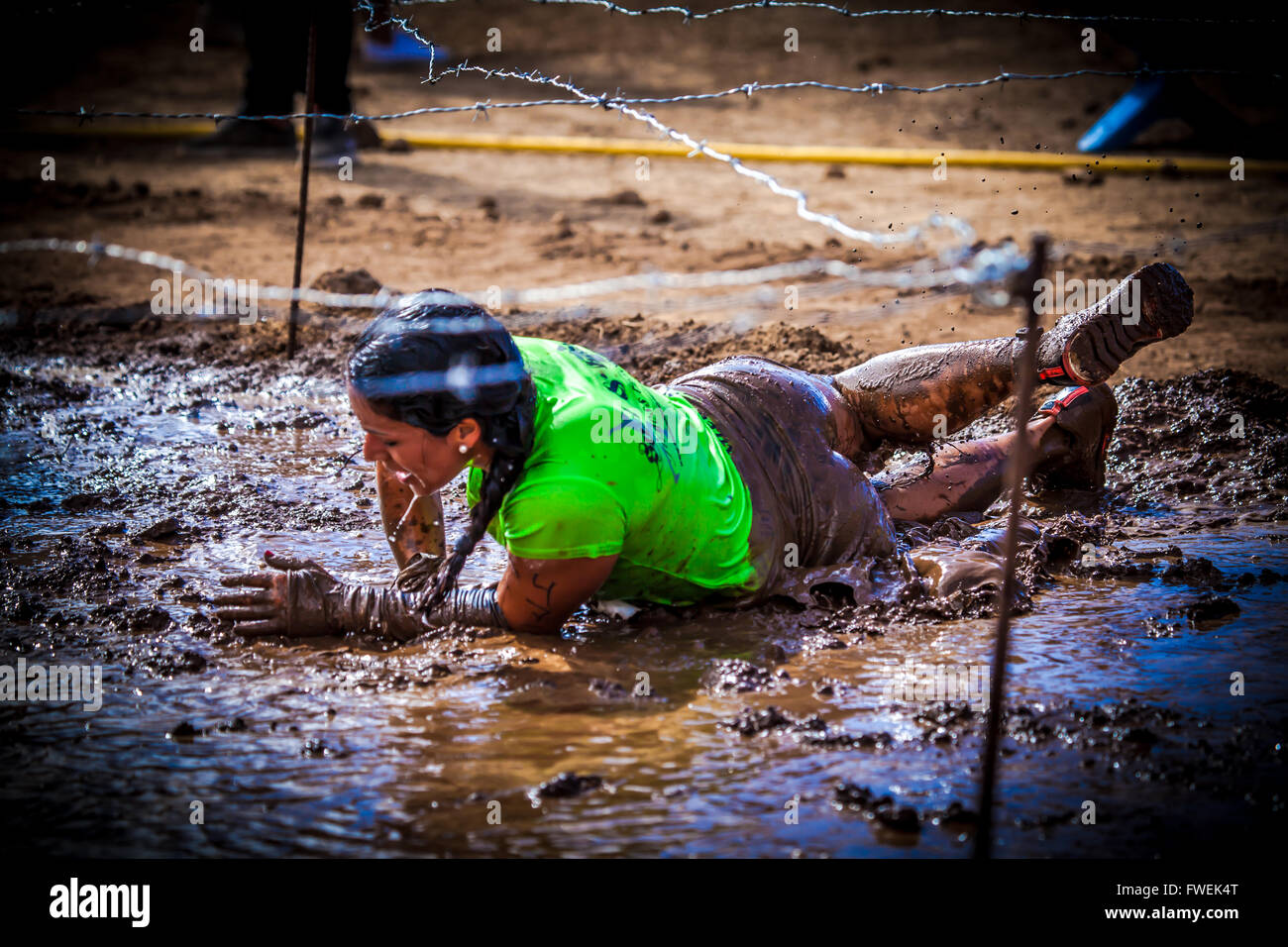 spartan race competition Stock Photo - Alamy