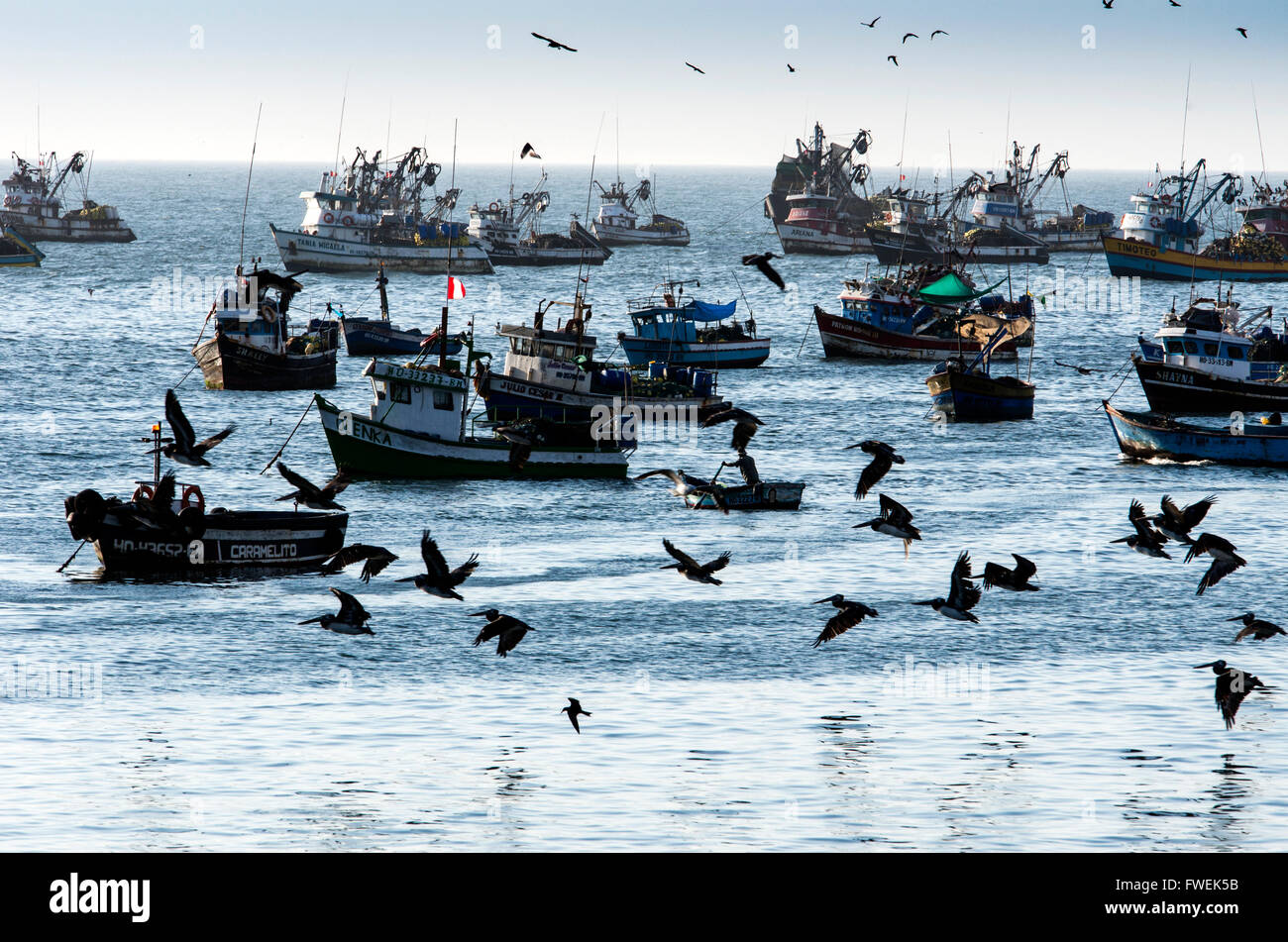 Fishing boat peru hi-res stock photography and images - Alamy