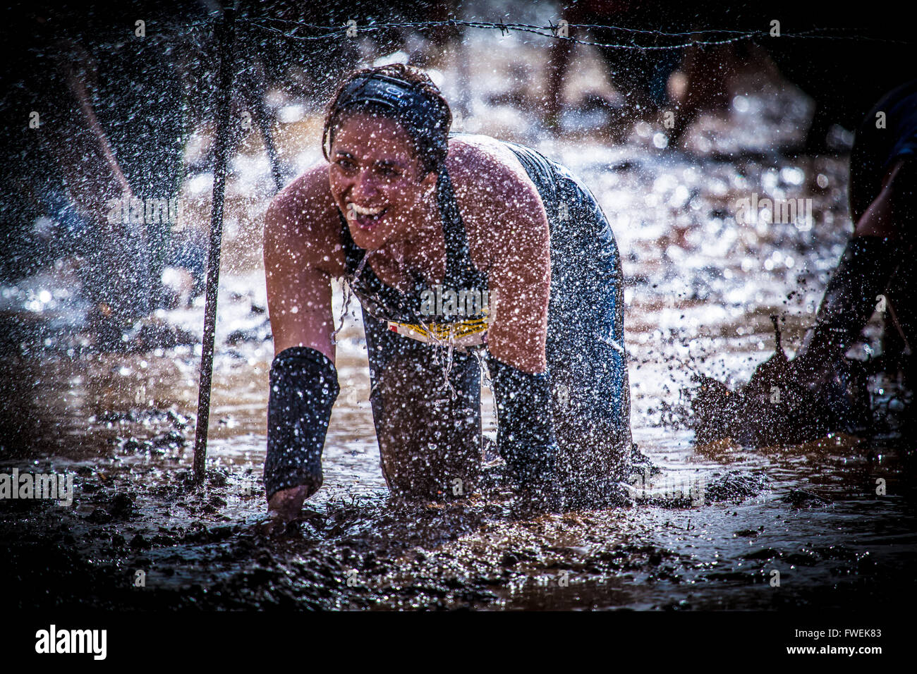 spartan race competition Stock Photo - Alamy