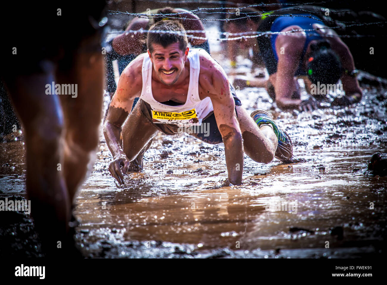 spartan race competition Stock Photo - Alamy