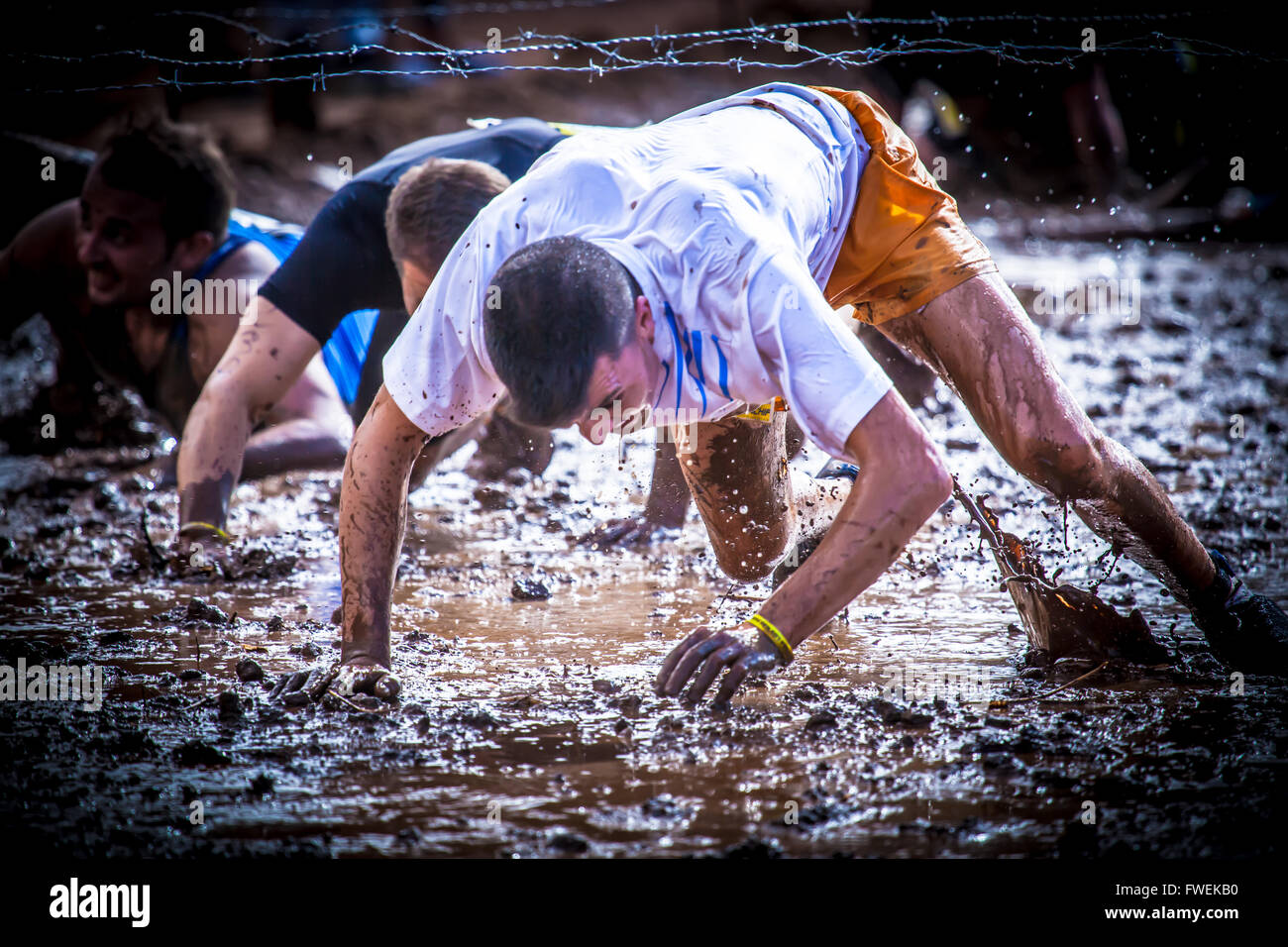 spartan race competition Stock Photo - Alamy