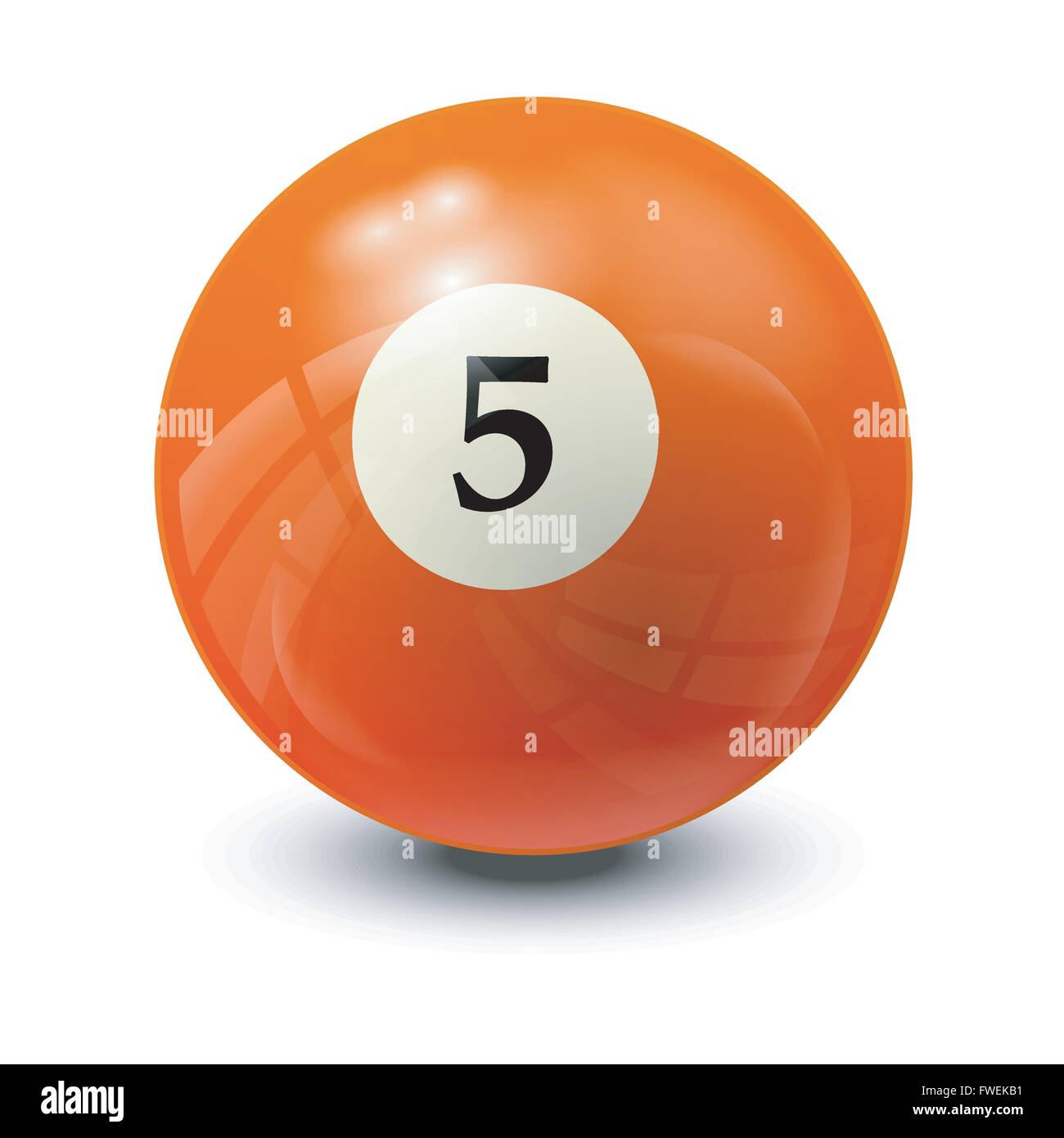 Billiard ball vector vectors hi-res stock photography and images - Alamy