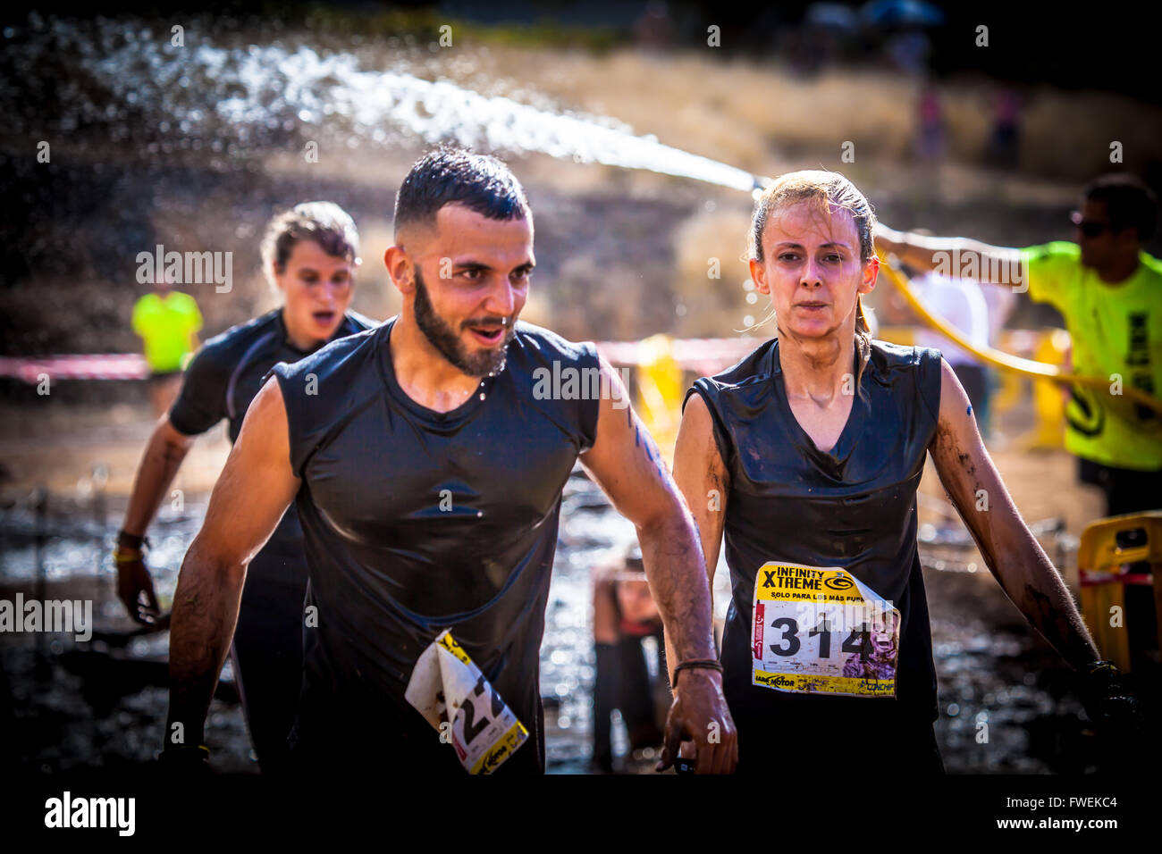 spartan race competition Stock Photo - Alamy