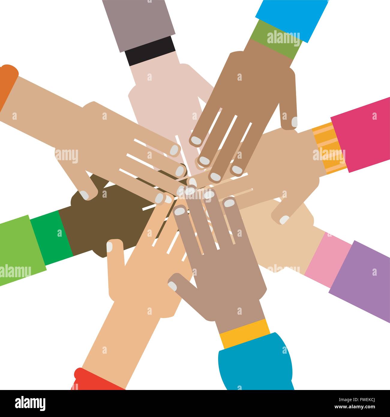 diversity hands together illustration Stock Vector Image & Art - Alamy diversity hands together illustration Stock Vector Image & Art - Alamy