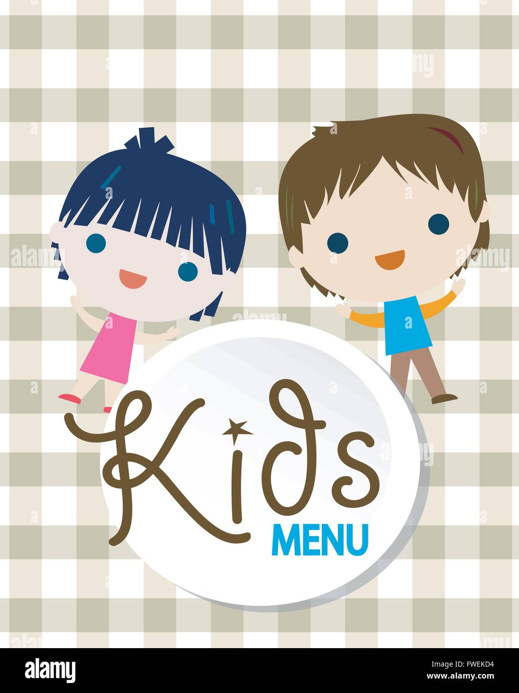 kids menu background illustration Stock Vector Image & Art - Alamy