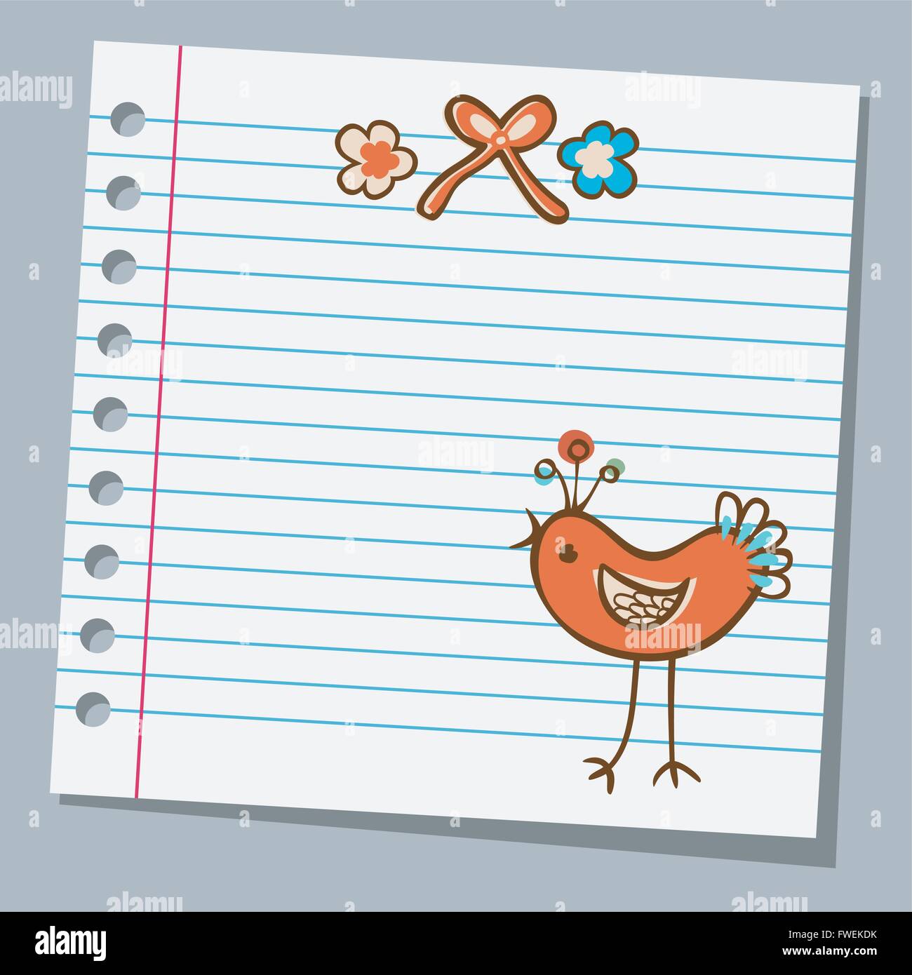 Doodle drawings flowers Stock Vector Images - Alamy