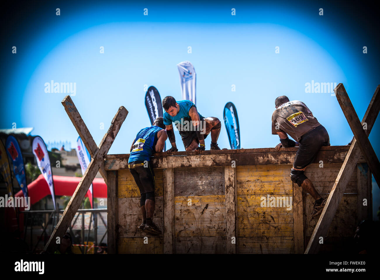 spartan race competition Stock Photo - Alamy