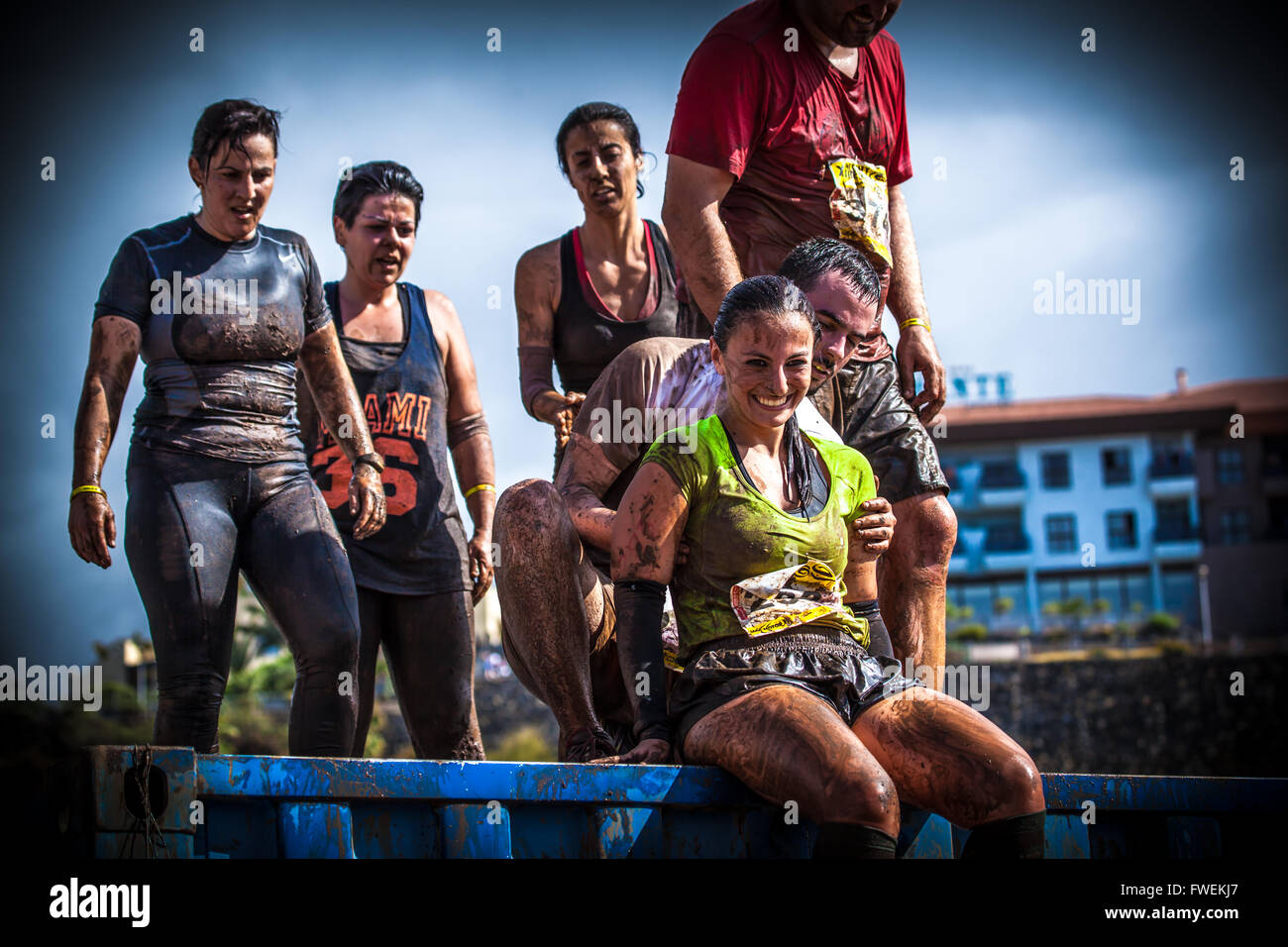 spartan race competition Stock Photo - Alamy