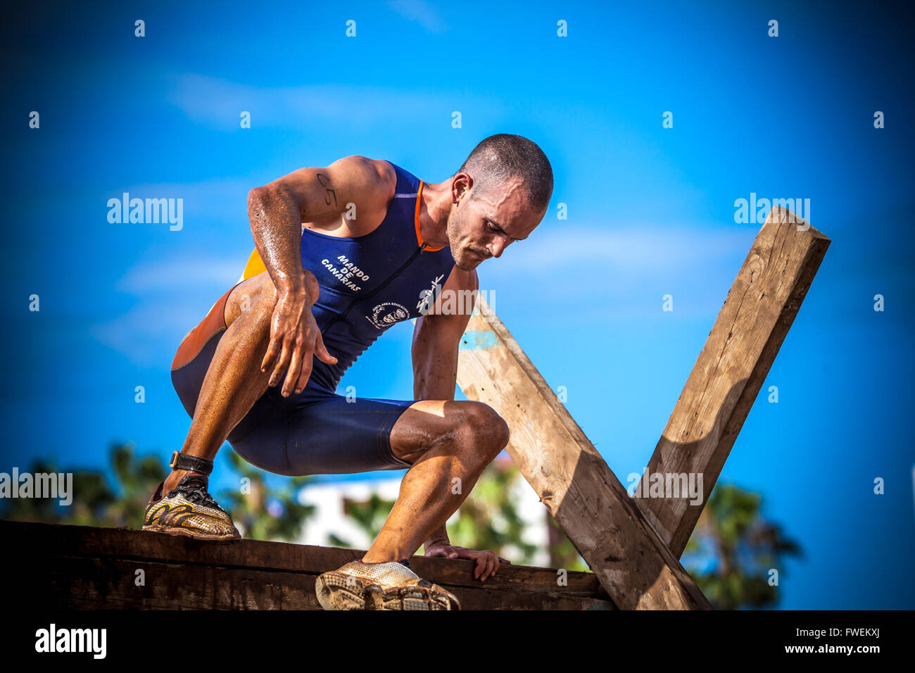 spartan race competition Stock Photo - Alamy