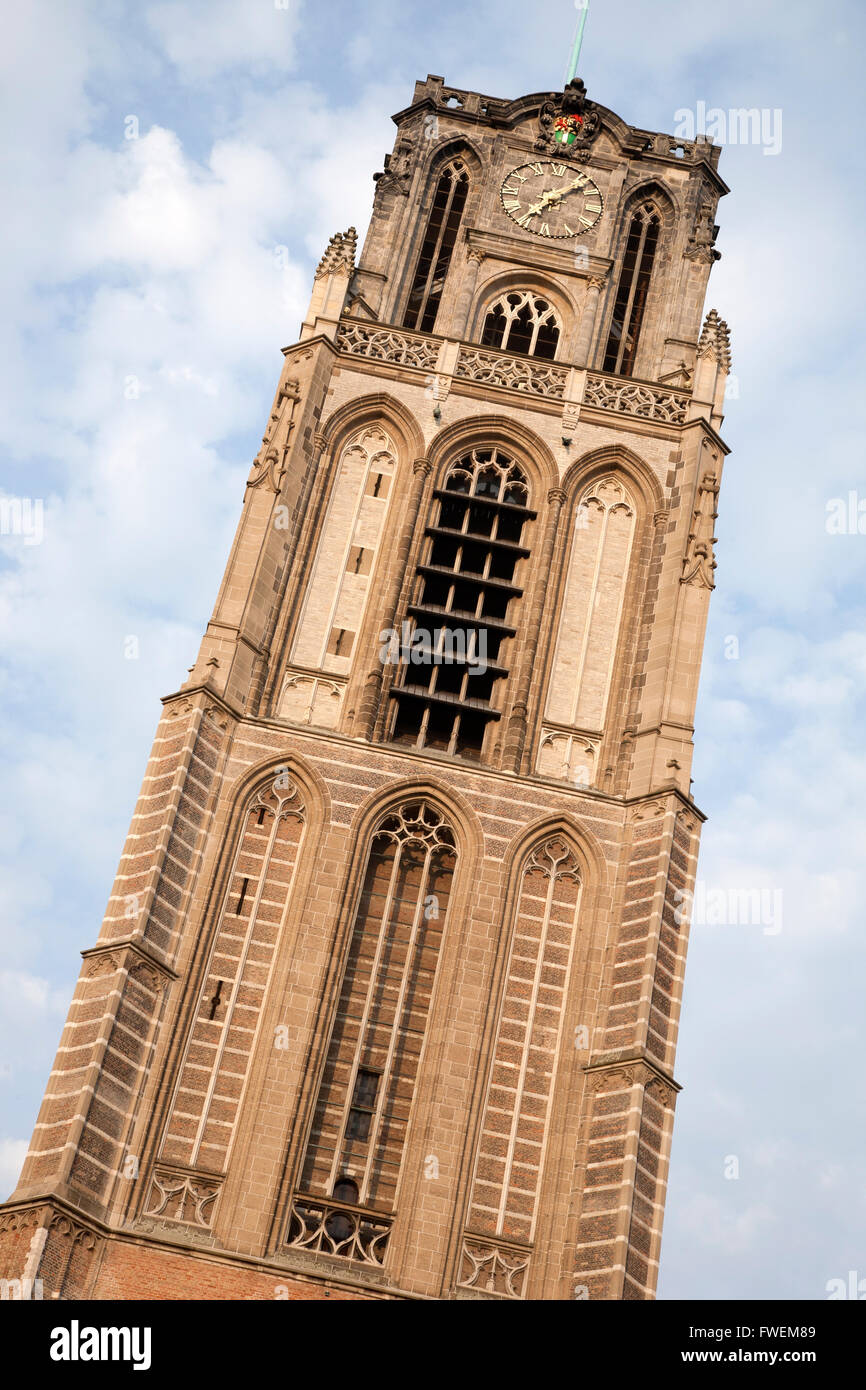 Cathedral Church Tower; Rotterdam; Holland Stock Photo - Alamy