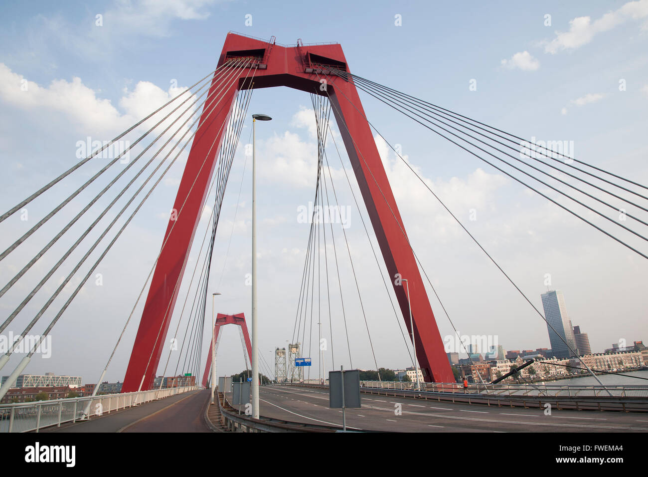 Willemsbrug Bridge in Rotterdam, Holland Stock Photo - Alamy