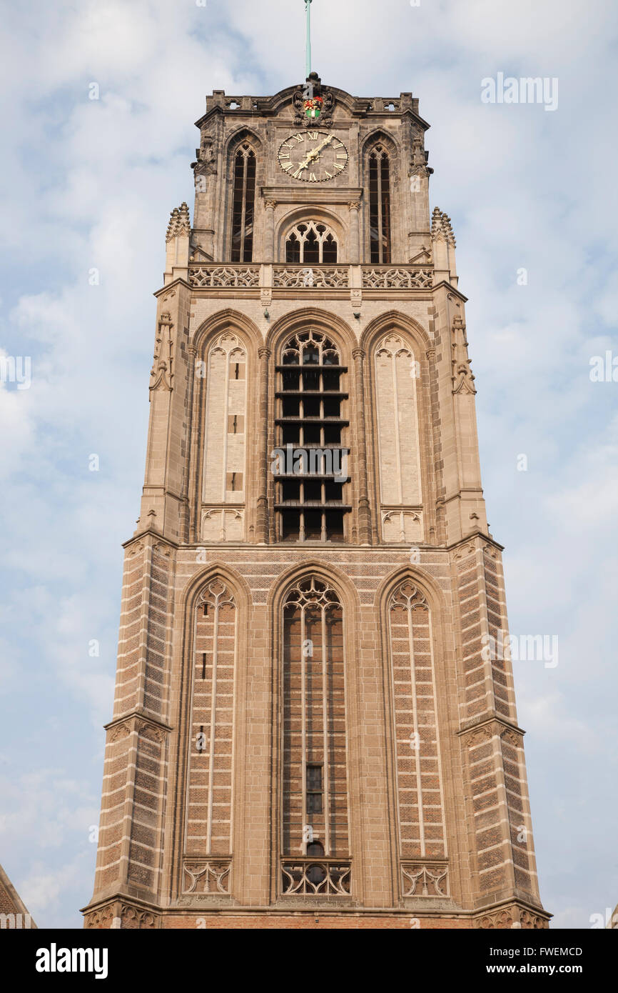 Cathedral Church Tower; Rotterdam; Holland Stock Photo - Alamy