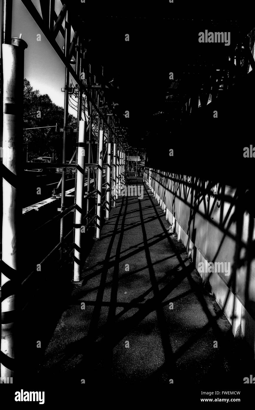 The urban street path Stock Photo - Alamy