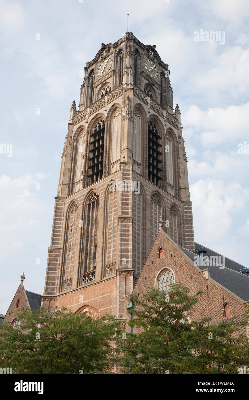 Cathedral Church Tower; Rotterdam; Holland Stock Photo - Alamy