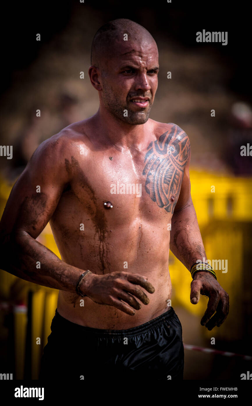 spartan race competition Stock Photo - Alamy