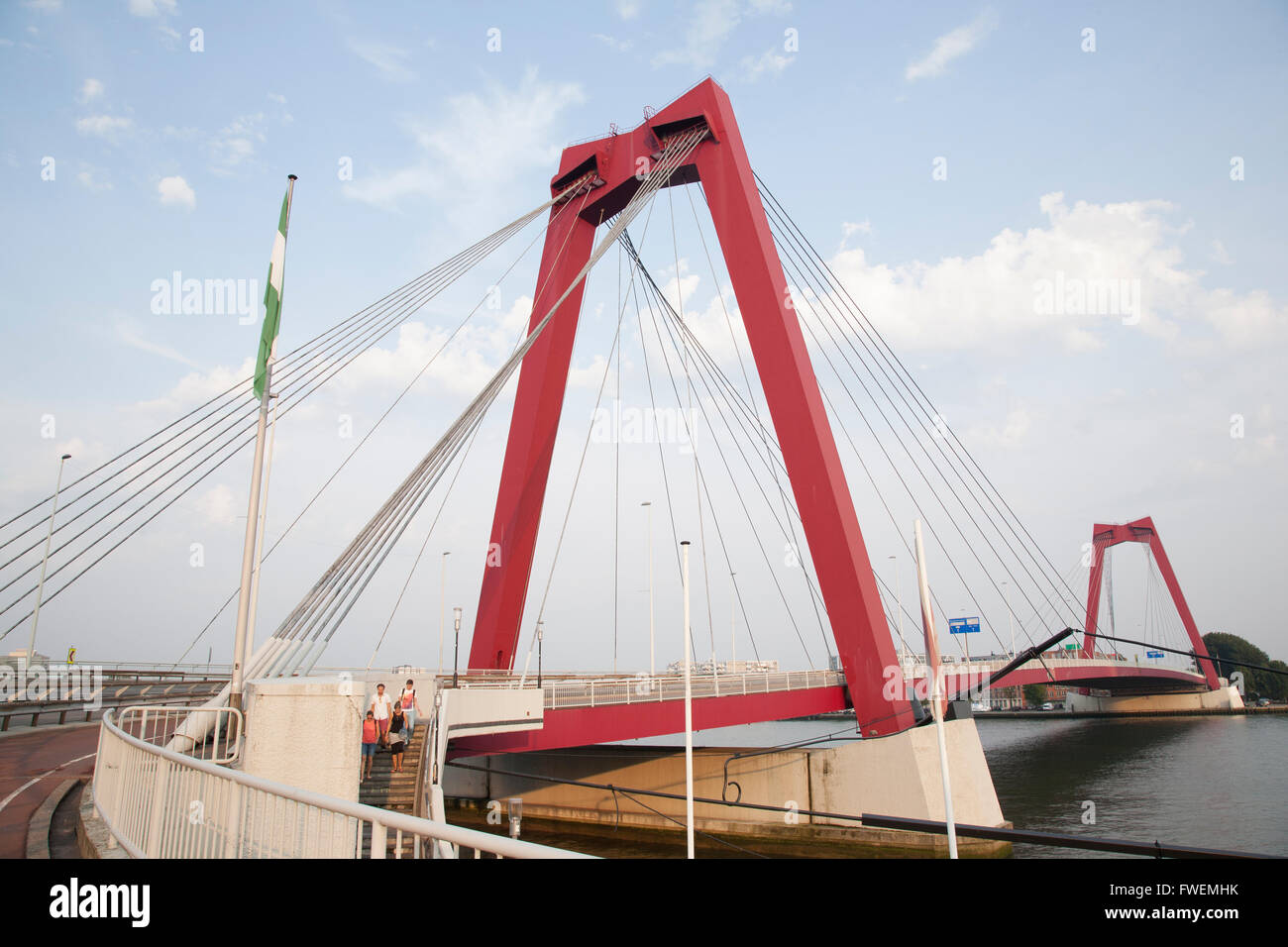 Willemsbrug Bridge in Rotterdam, Holland Stock Photo - Alamy