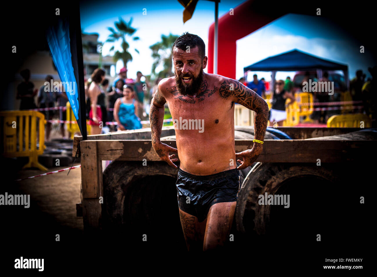spartan race competition Stock Photo - Alamy