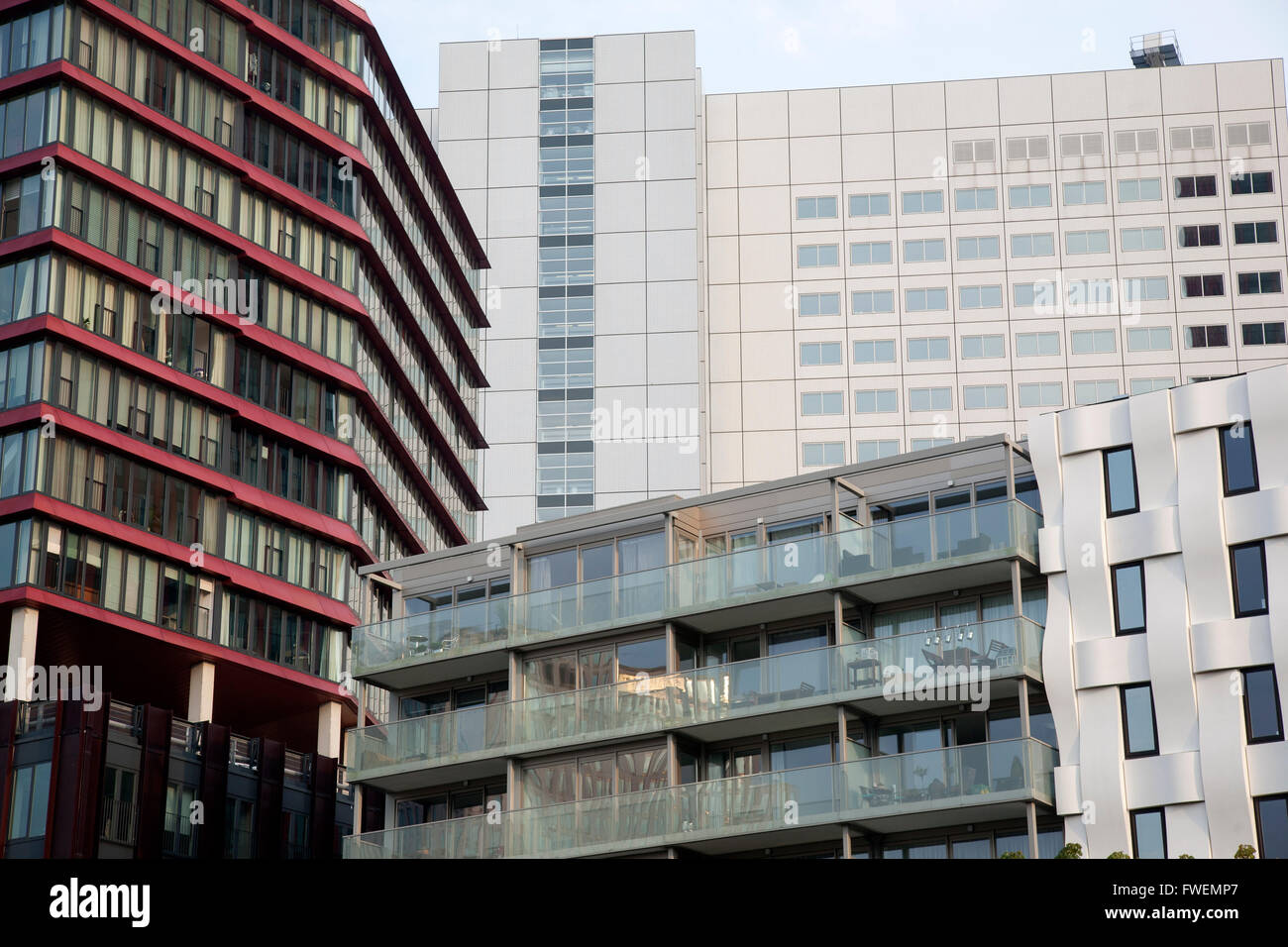 Modern Architecture Facades, Rotterdam, Holland Stock Photo - Alamy