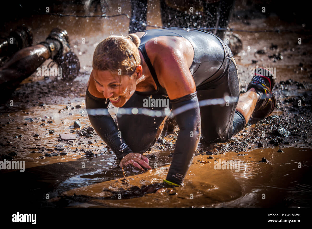 spartan race competition Stock Photo - Alamy