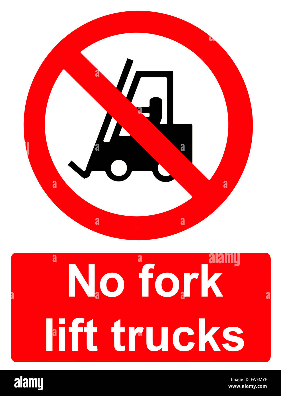 Warning Fork Lift Personnel Share