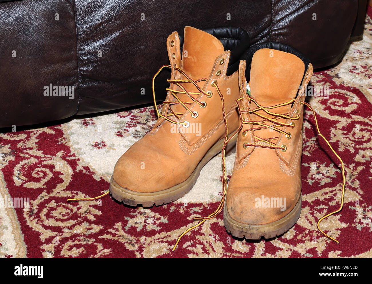 Work boots hi-res stock photography and images - Alamy