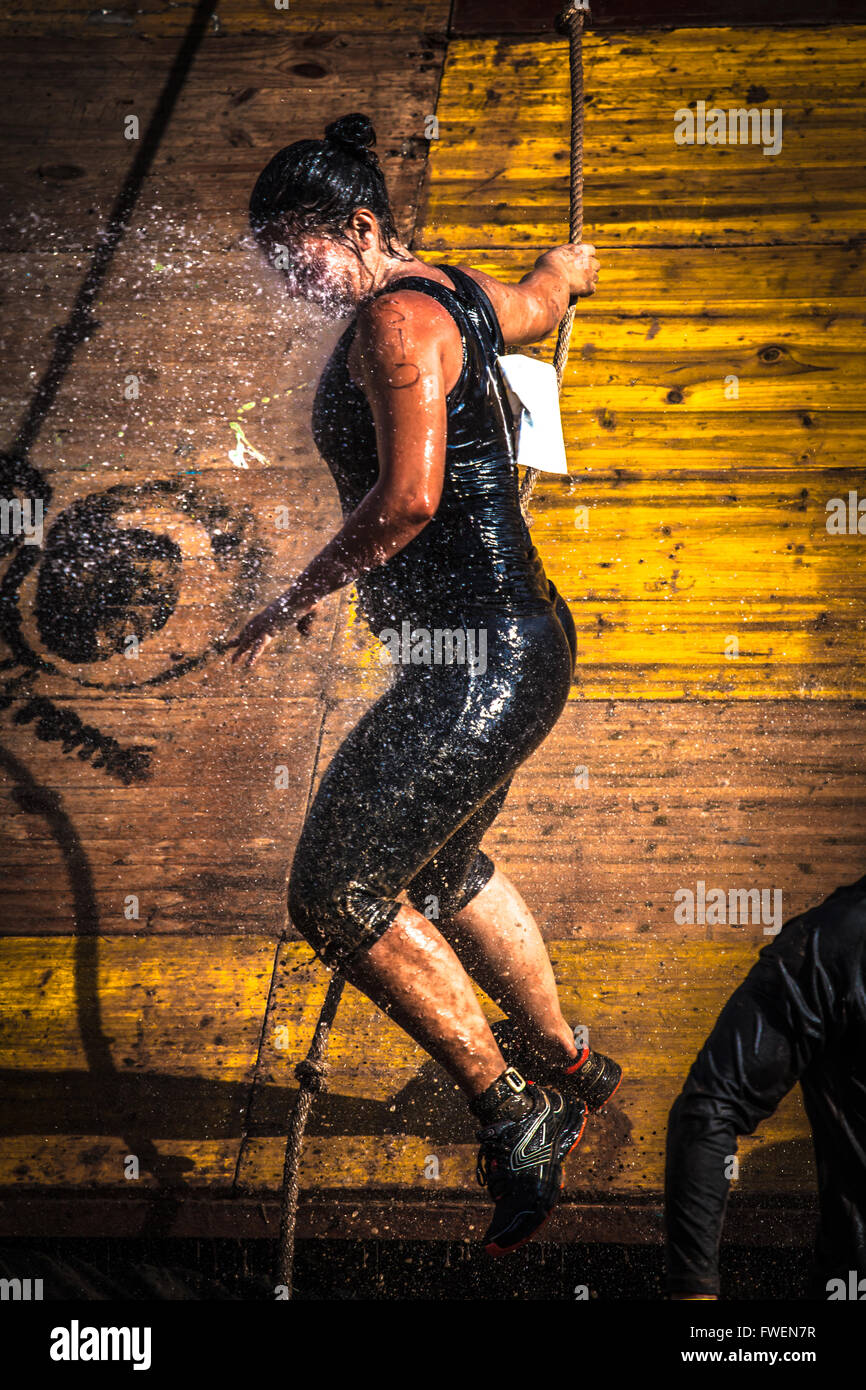 spartan race competition Stock Photo - Alamy