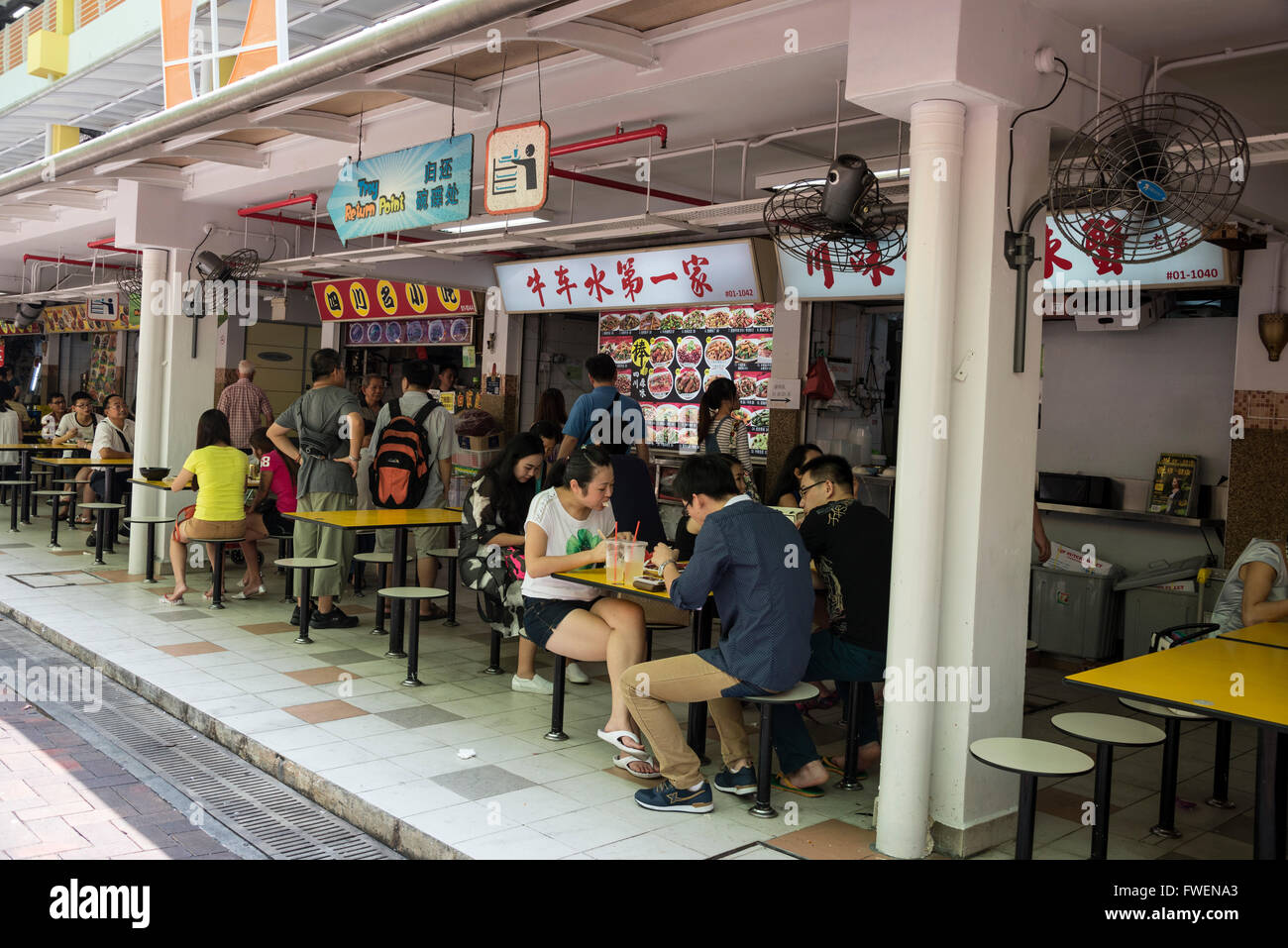 One of the many local Chinese eateries in Chinatown, an old district of ...
