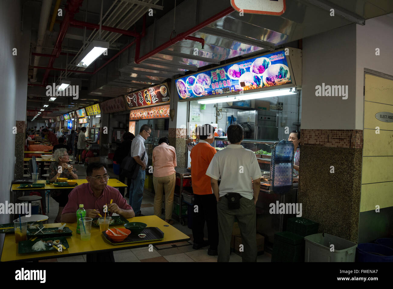 One of the many local Chinese eateries in Chinatown, an old district of ...