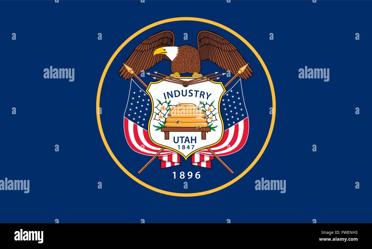 Utah state illustration hi-res stock photography and images - Alamy
