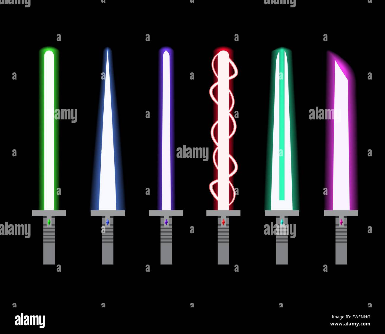 Radiance set Stock Vector Images - Alamy