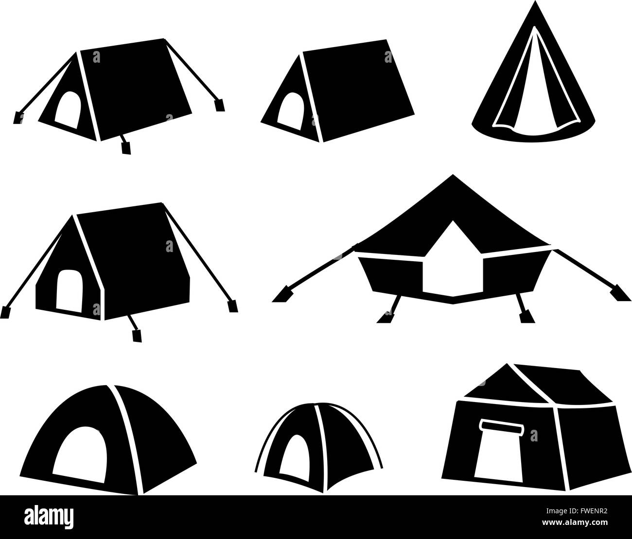 Tent Vector Vectors Stock Photos & Tent Vector Vectors Stock Images - Alamy