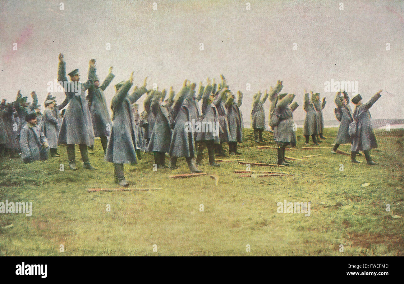 The Fall of Warsaw, August 1915. The Russian rearguard surrenders to ...
