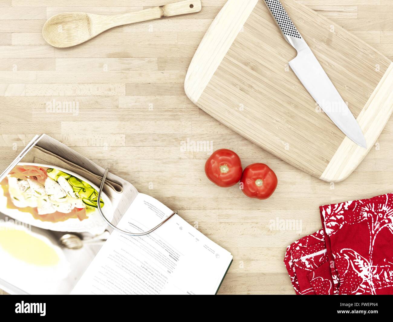 A studio photo of a cook book Stock Photo - Alamy