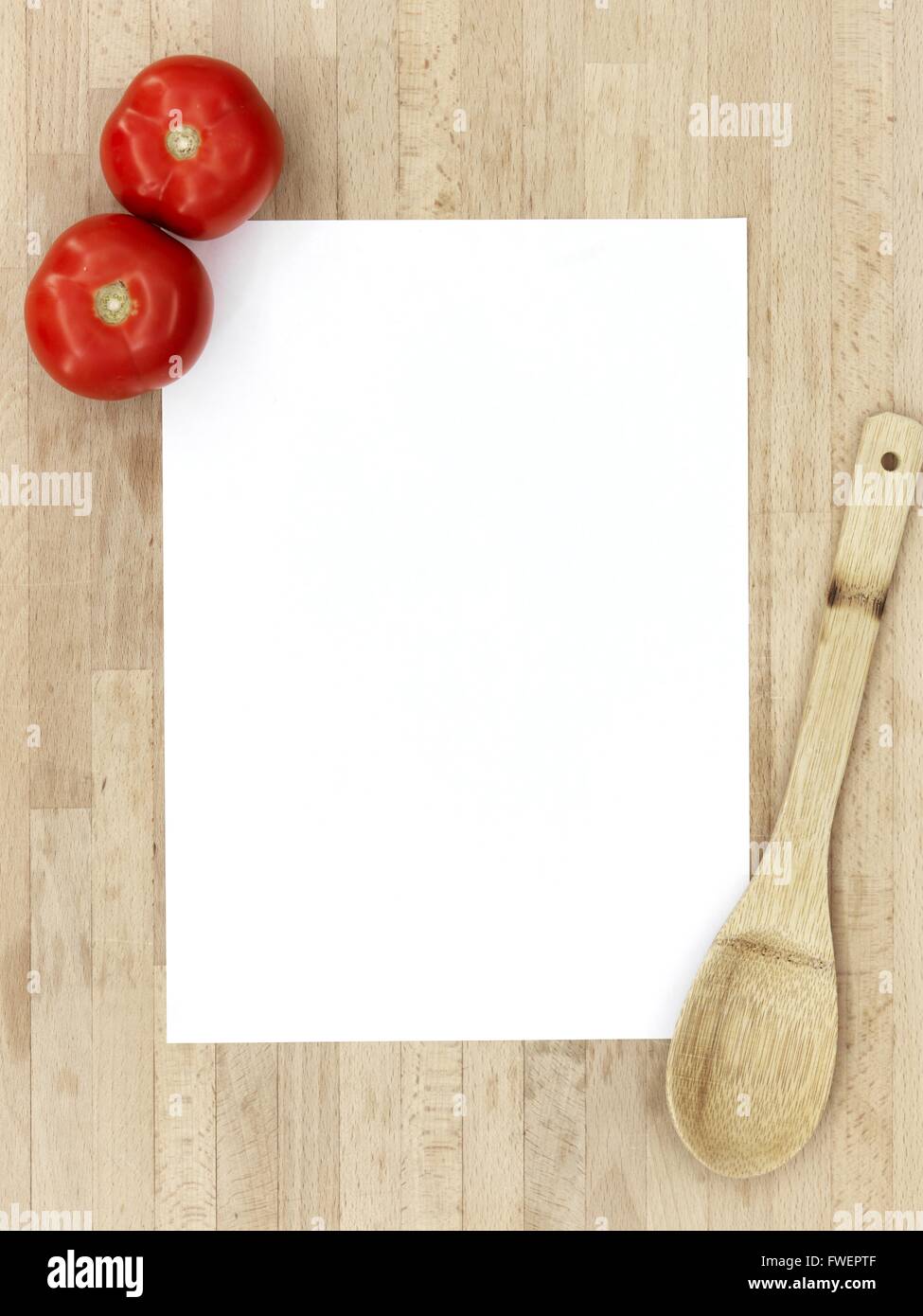 A studio photo of a kitchen bench in preparation for cooking Stock ...