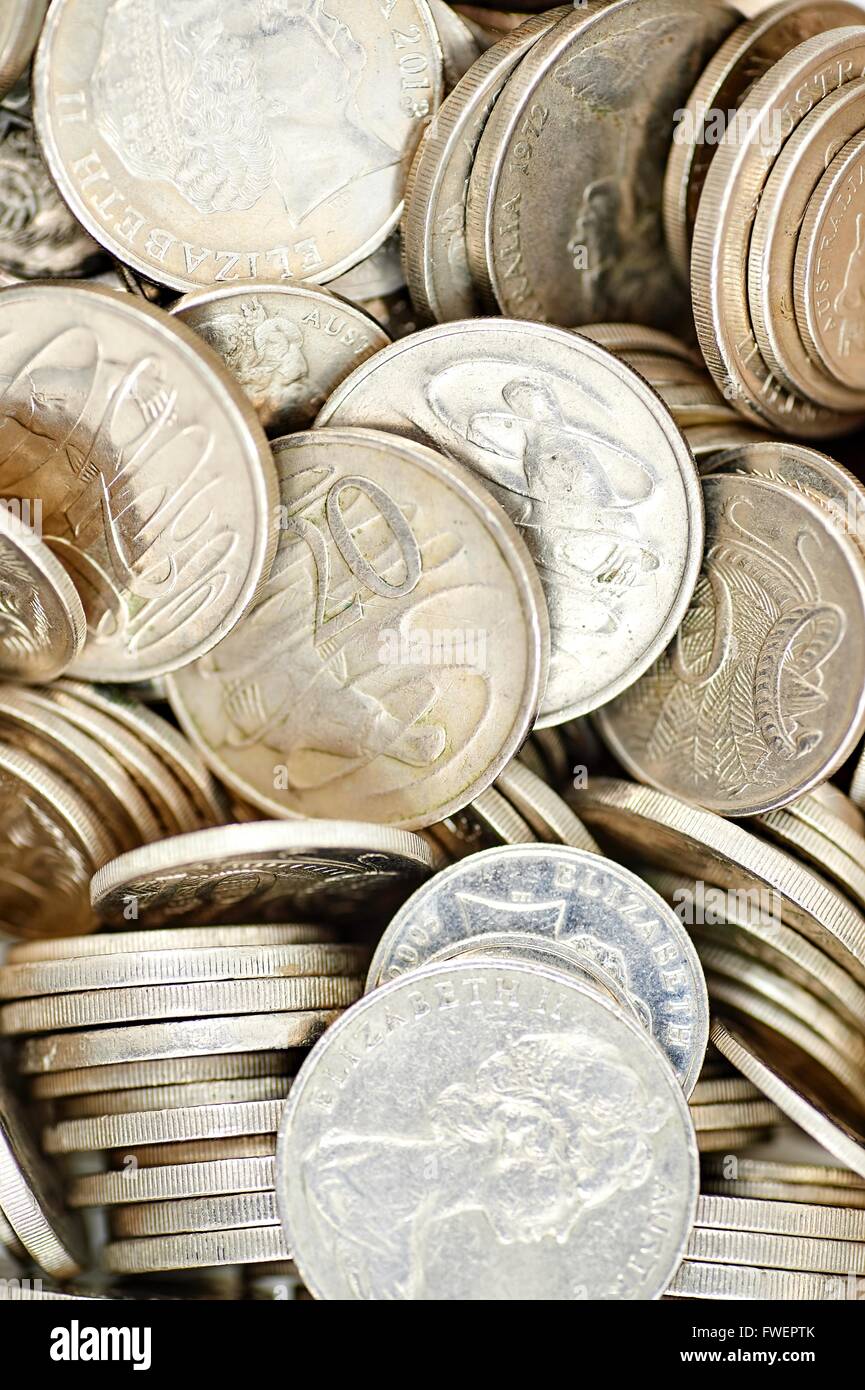 A studio photo of Australian coin currency Stock Photo - Alamy