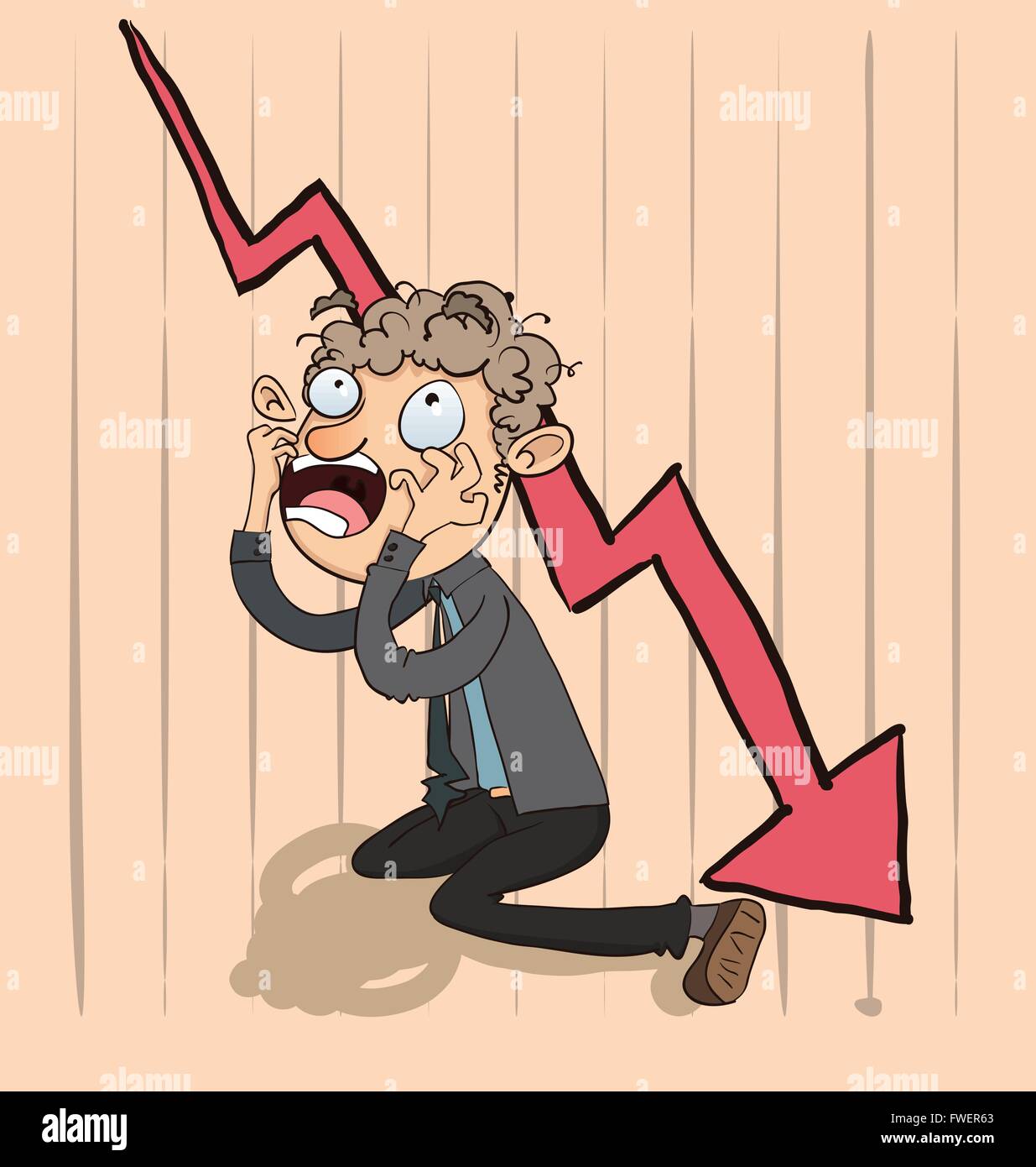 Shock economy Stock Vector Images - Alamy