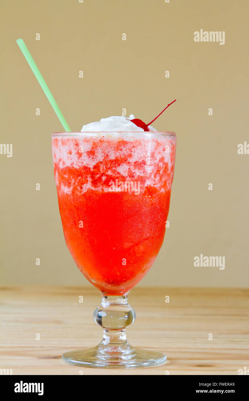 Mixed tropical drinks at a Mexican restaurant Stock Photo - Alamy