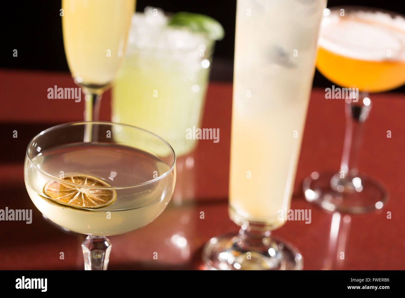 Cocktails banner set hi-res stock photography and images - Alamy