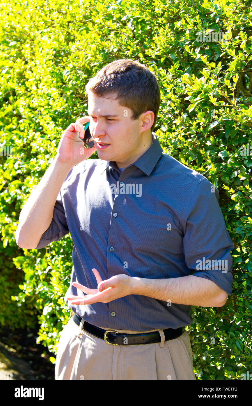 A college student business professional is photographed outside with ...