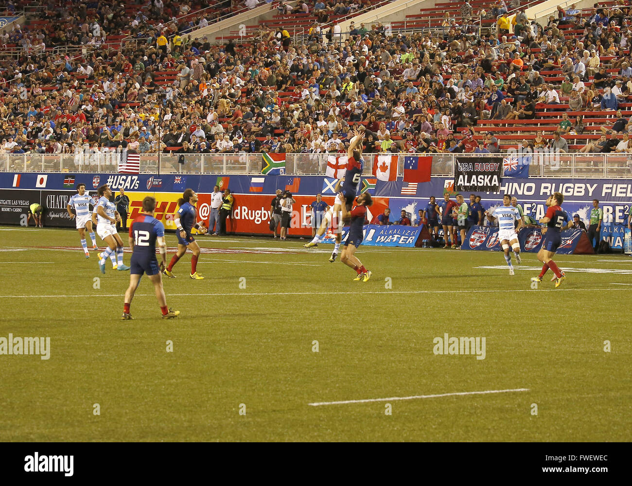 2016 USA Sevens Rugby Tournament at Sam Boyd Stadium Las Vegas ...