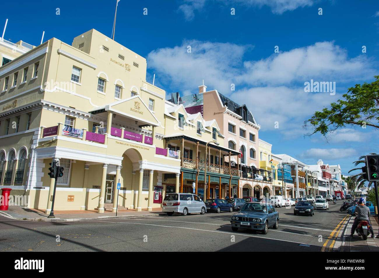 Historical seafront, Hamilton, Bermuda Stock Photo - Alamy
