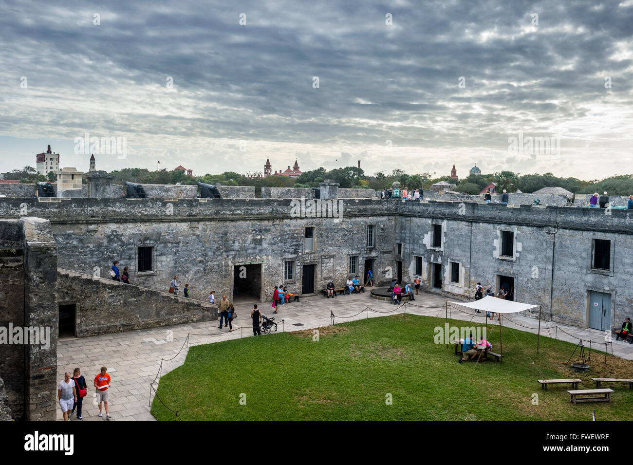Castillo de San Marcos, St. Augustine, oldest continuously occupied ...