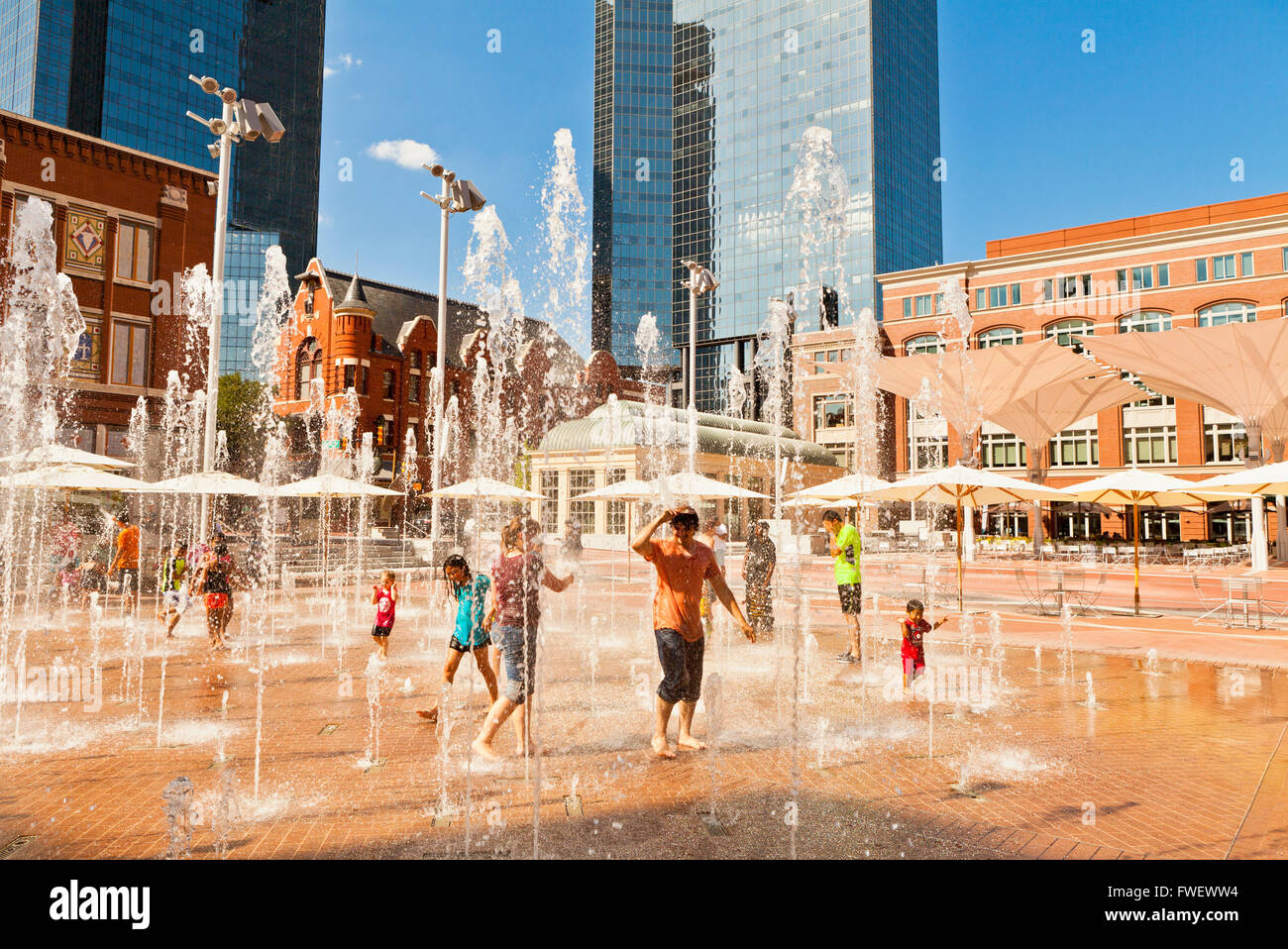 Sundance Square, Fort Worth, Texas, United States of America, North ...