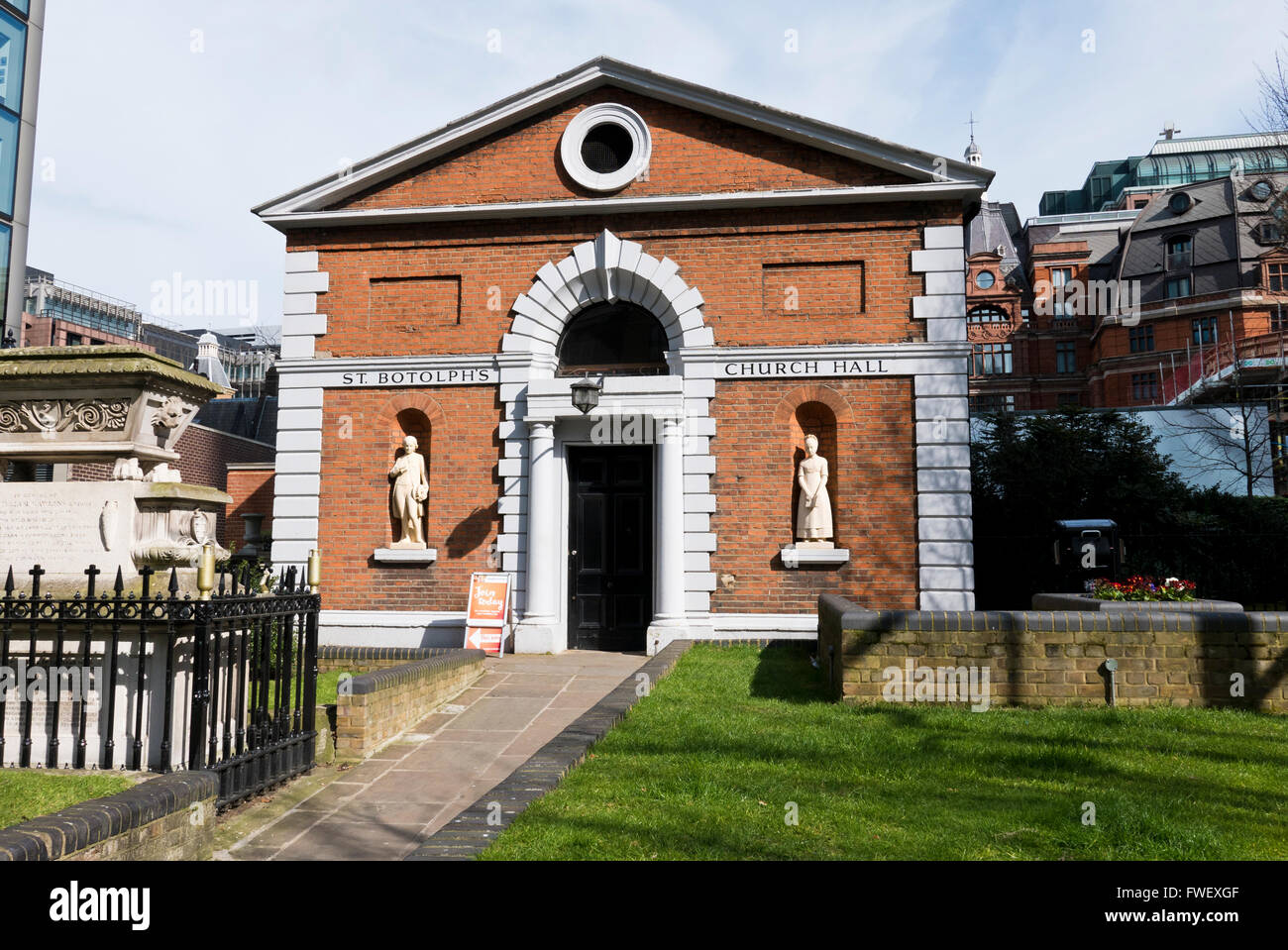 St Botolph's Church Hall In London, United Kingdom Stock Photo - Alamy