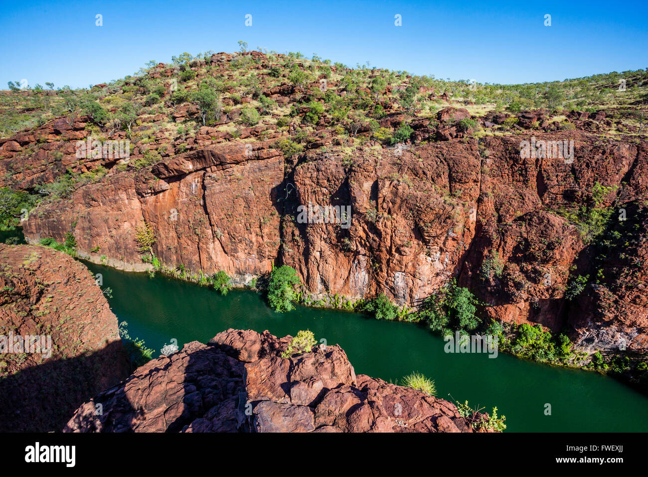Australia, Queensland, Lawn Hill National Park, view of Lawn Hill Gorge ...
