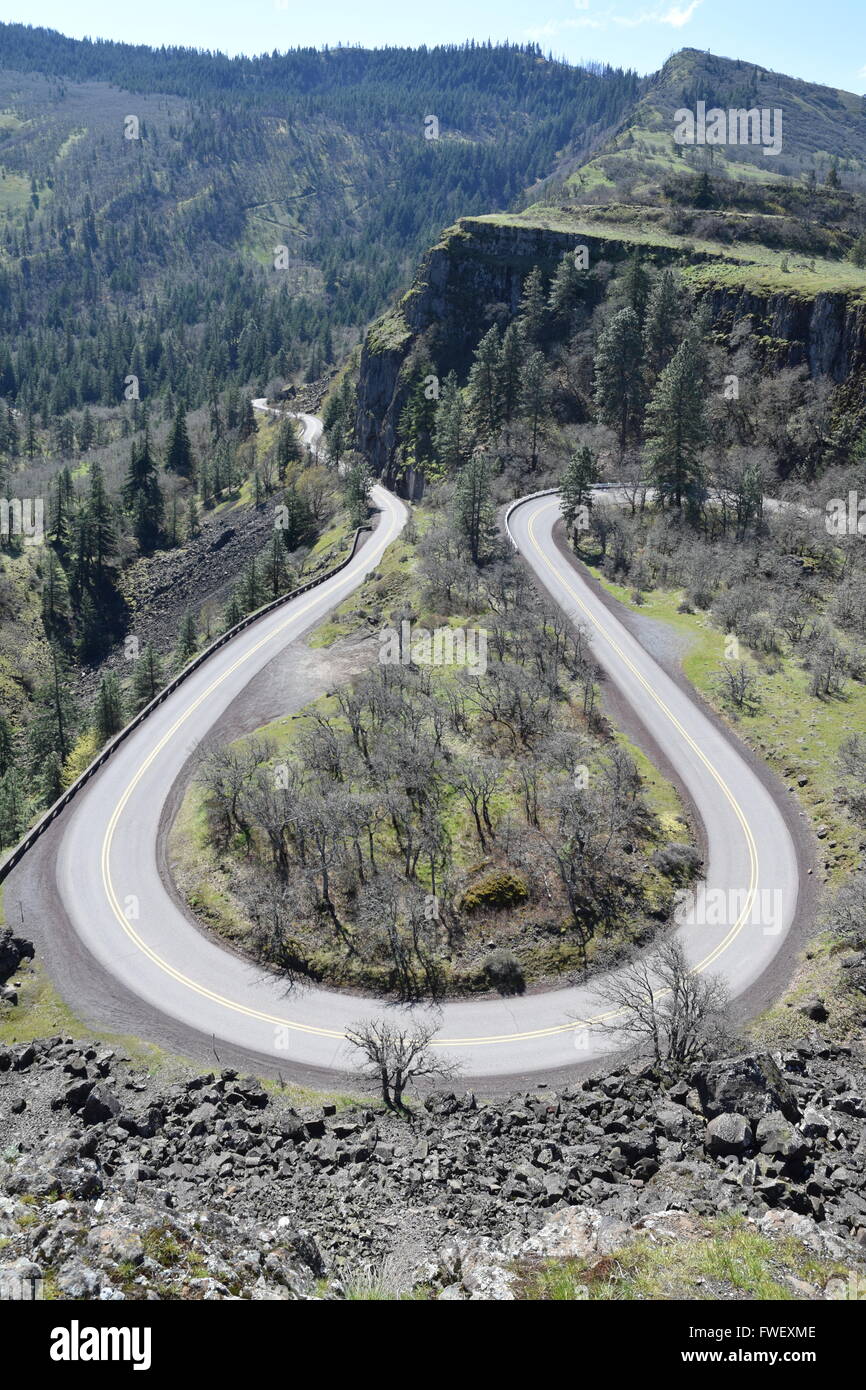 Rowena loop road hi-res stock photography and images - Alamy